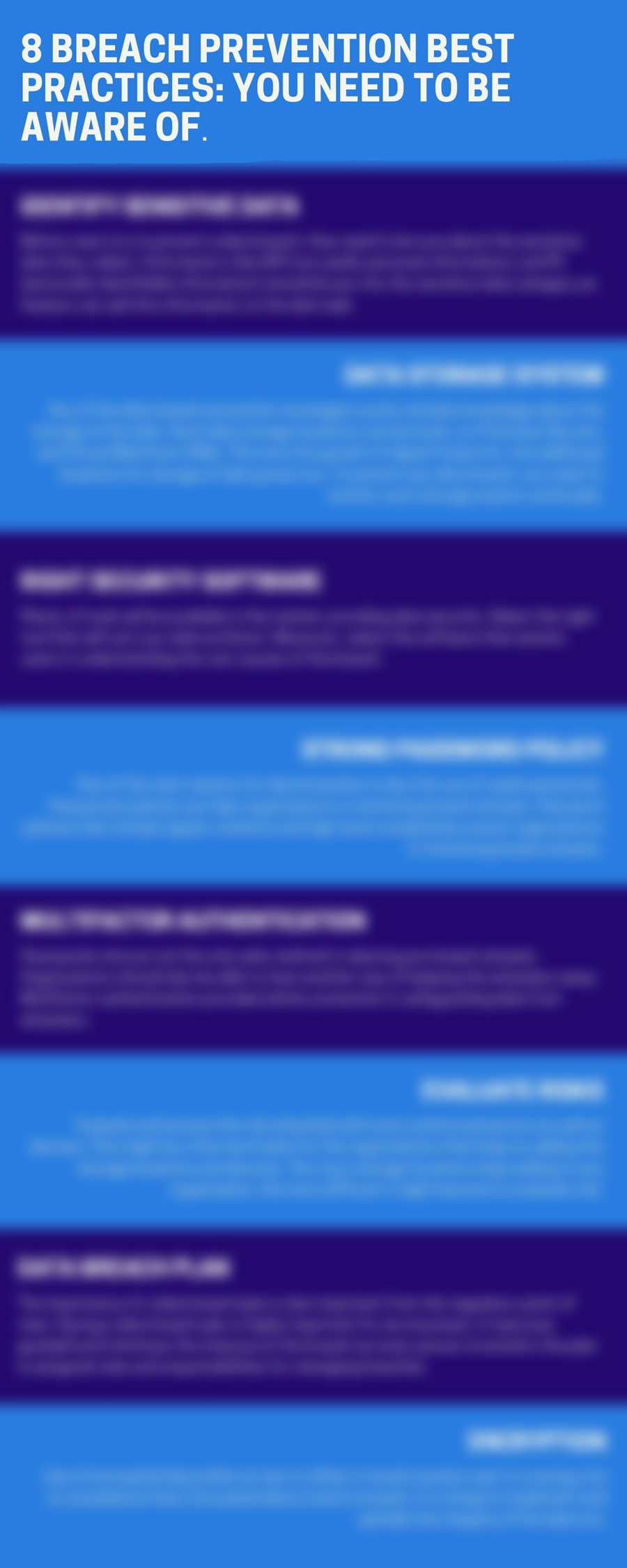 Best Practices For Data Breach Prevention