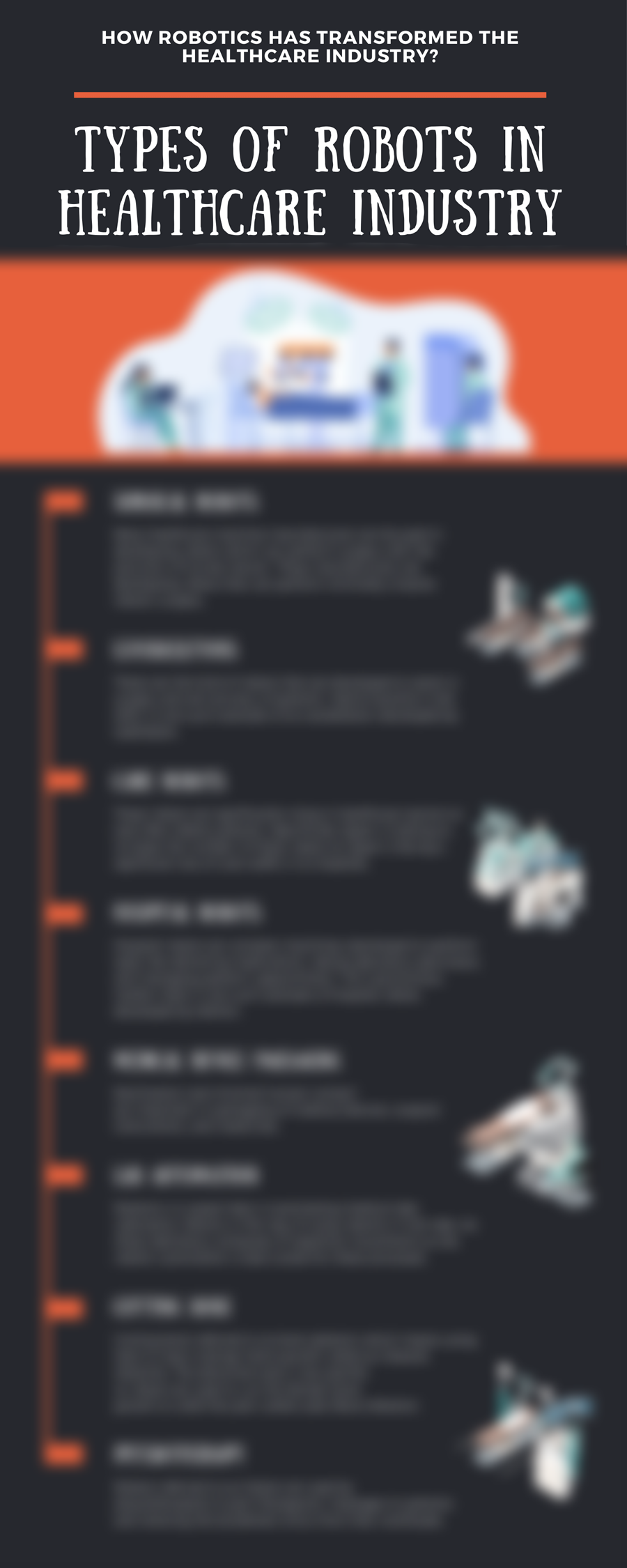 Robots in the Healthcare Industry And Its Types