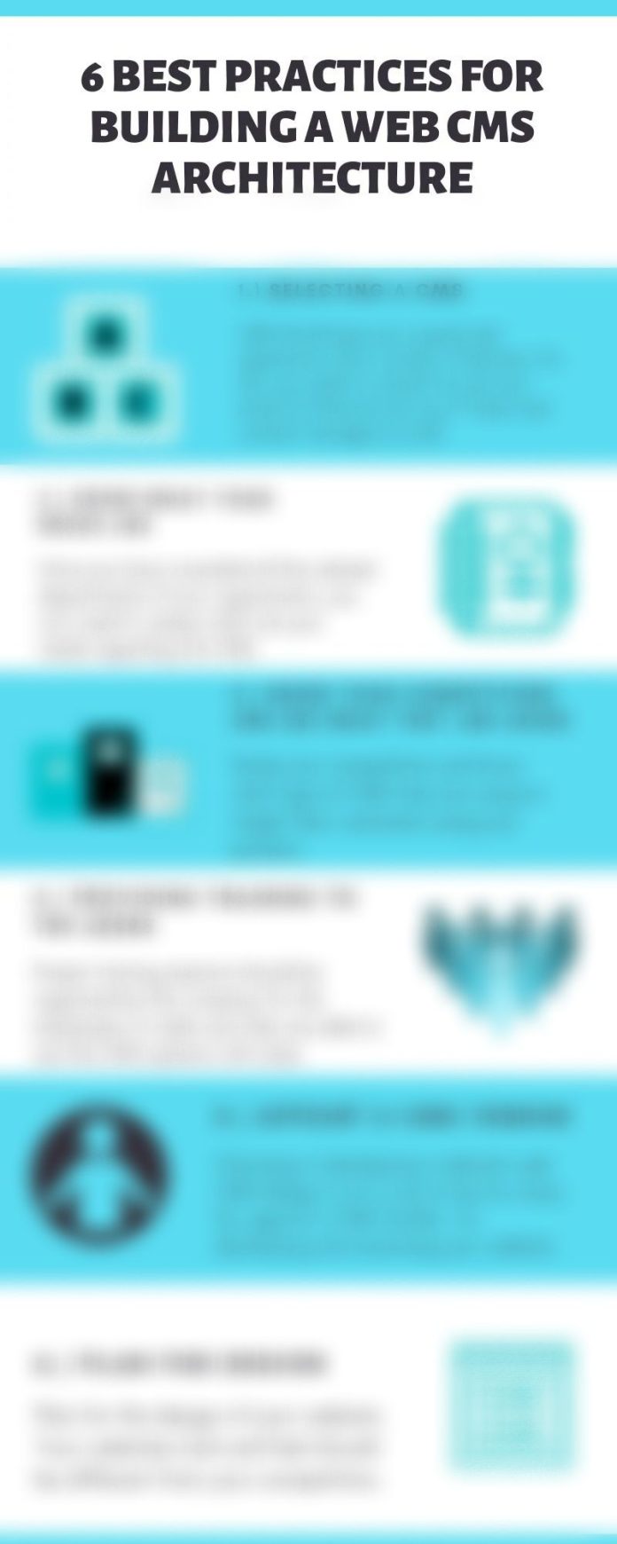 How to Build a Web CMS Architecture?