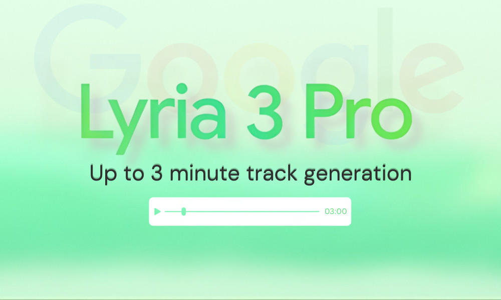 Google Brings Lyria 3 and Lyria 3 Pro for AI-Generated Music